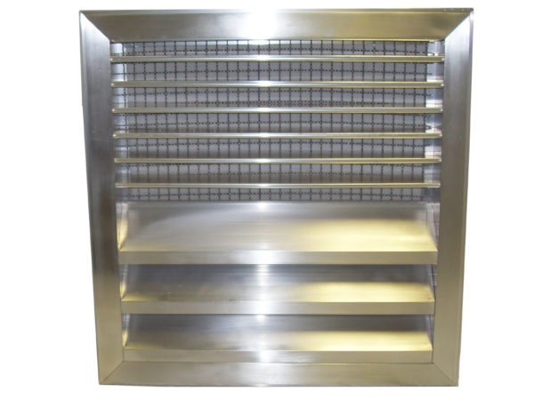 Flanged, Chevron, Channel, Drainable Louvers - Lloyd Industries