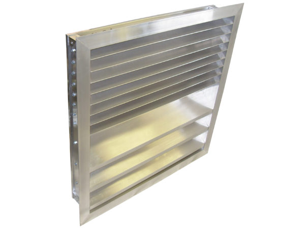 Flanged, Chevron, Channel, Drainable Louvers - Lloyd Industries
