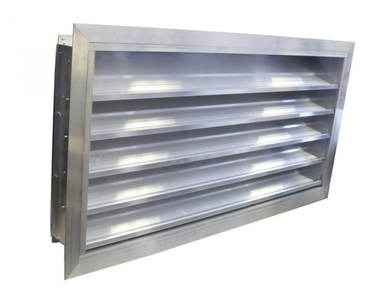 Flanged, Chevron, Channel, Drainable Louvers - Lloyd Industries
